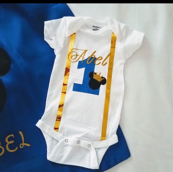 One Pieces | Royal Prince Mouse 1st Birthday Onesie | Poshmark